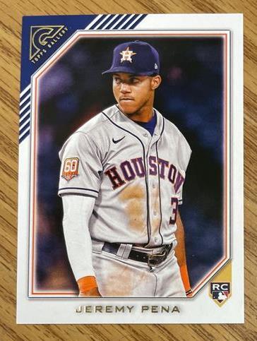 JEREMY PENA - 2022 Topps Gallery - Card 2 - Rookie Card - Houston ...
