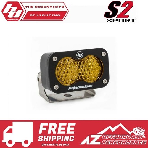 BAJA DESIGNS S2 Sport Amber Work / Scene LED Light Surface Mount 540016 ...