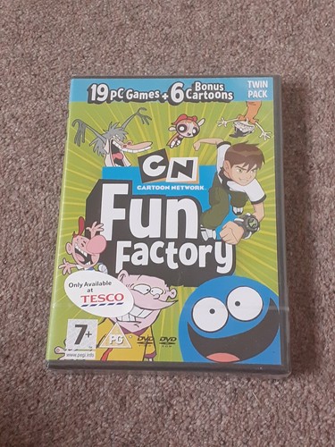 Cartoon Network Fun Factory - 19 PC Games & 6 Cartoons New - Windows ...