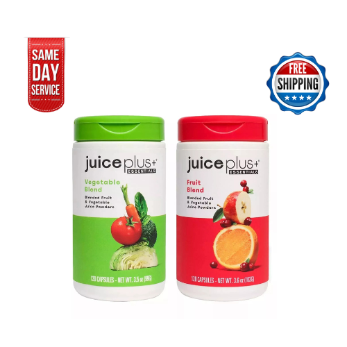 Juice Plus+ - 1 Each Blended Fruit & Veg Juice Powders(120 ea/240 Caps ...