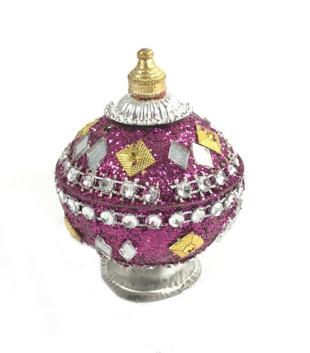 Vintage Style Sparkle Work Sindoor Box Indian Women Beauty Singaar BOX ...
