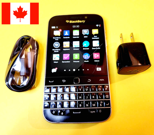 BLACKBERRY CLASSIC Q20 UNLOCKED QWERTY CELL PHONE 16GB 4G SQC100-4 BELL ...