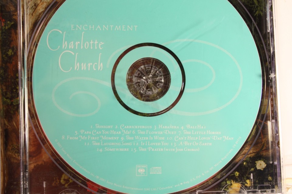 CHARLOTTE CHURCH "ENCHANTMENT" (CD 2001) Fine Vocal/Pop VG Cond ...