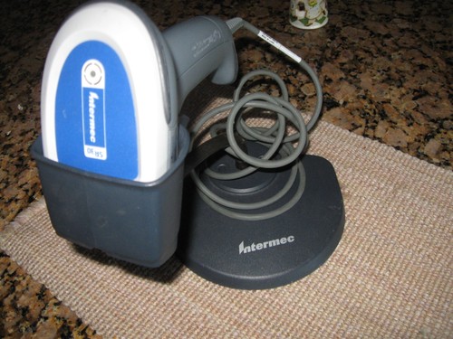 5 Intermec SR30 USB POS Barcode Scanner w/ Stand (5 sold as one lot) | eBay