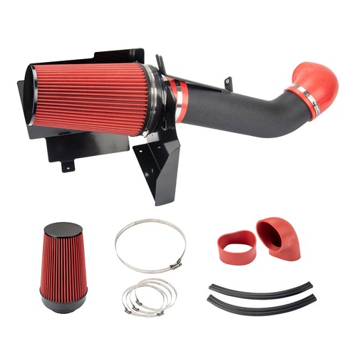 Black & Red Cold Air Intake System Kit For 99-06 GMC/Chevy V8 4.8L/5.3L ...