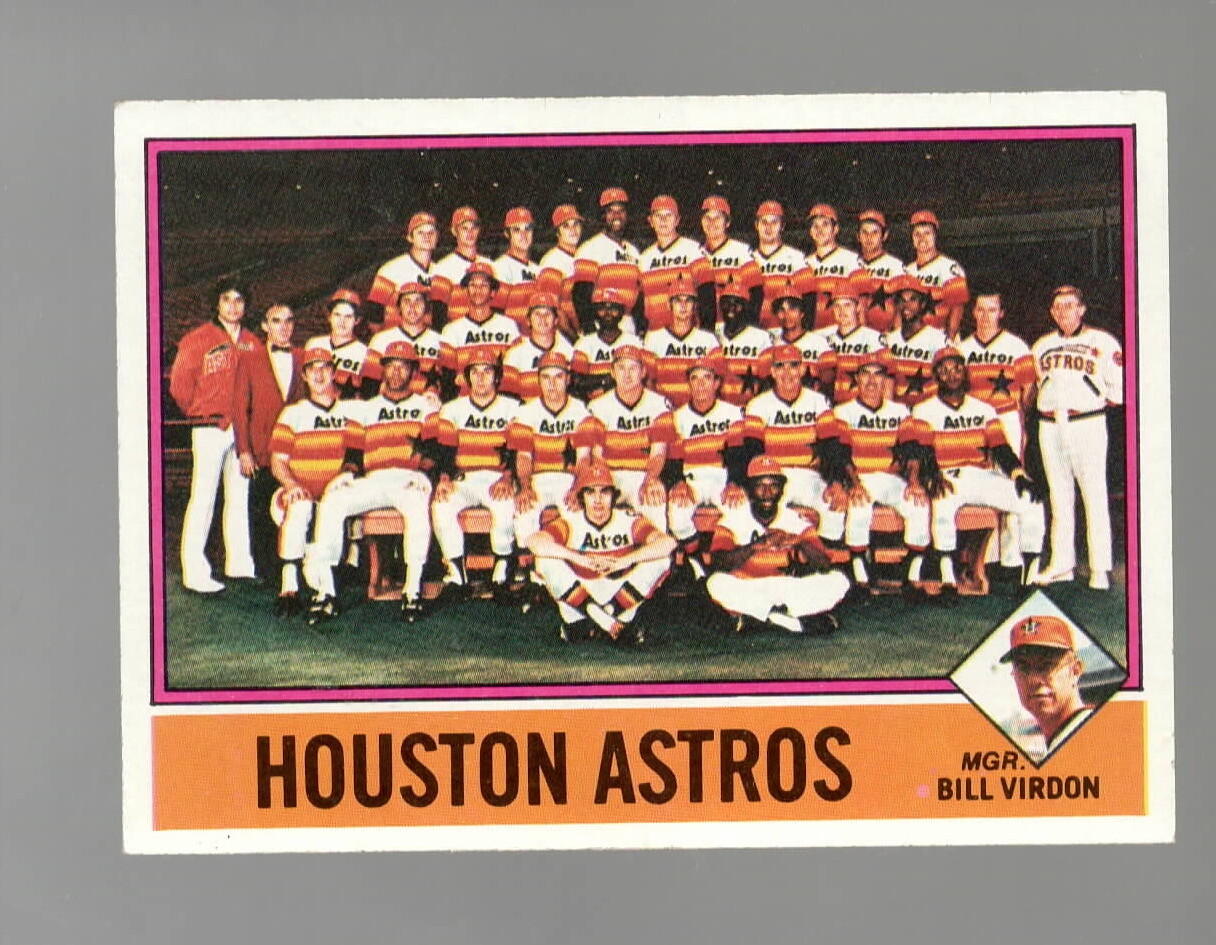 1976 Topps #147 Houston Astros - Bill Virdon TC, MGR, CL Excellent | eBay