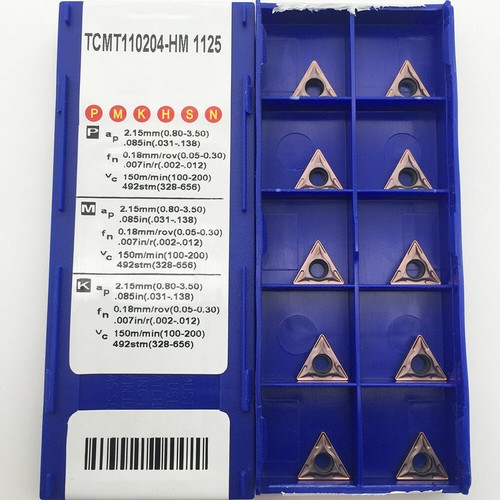 10pcs TCMT110204-HM 1125 CNC Carbide insert blades high quality CNC ...