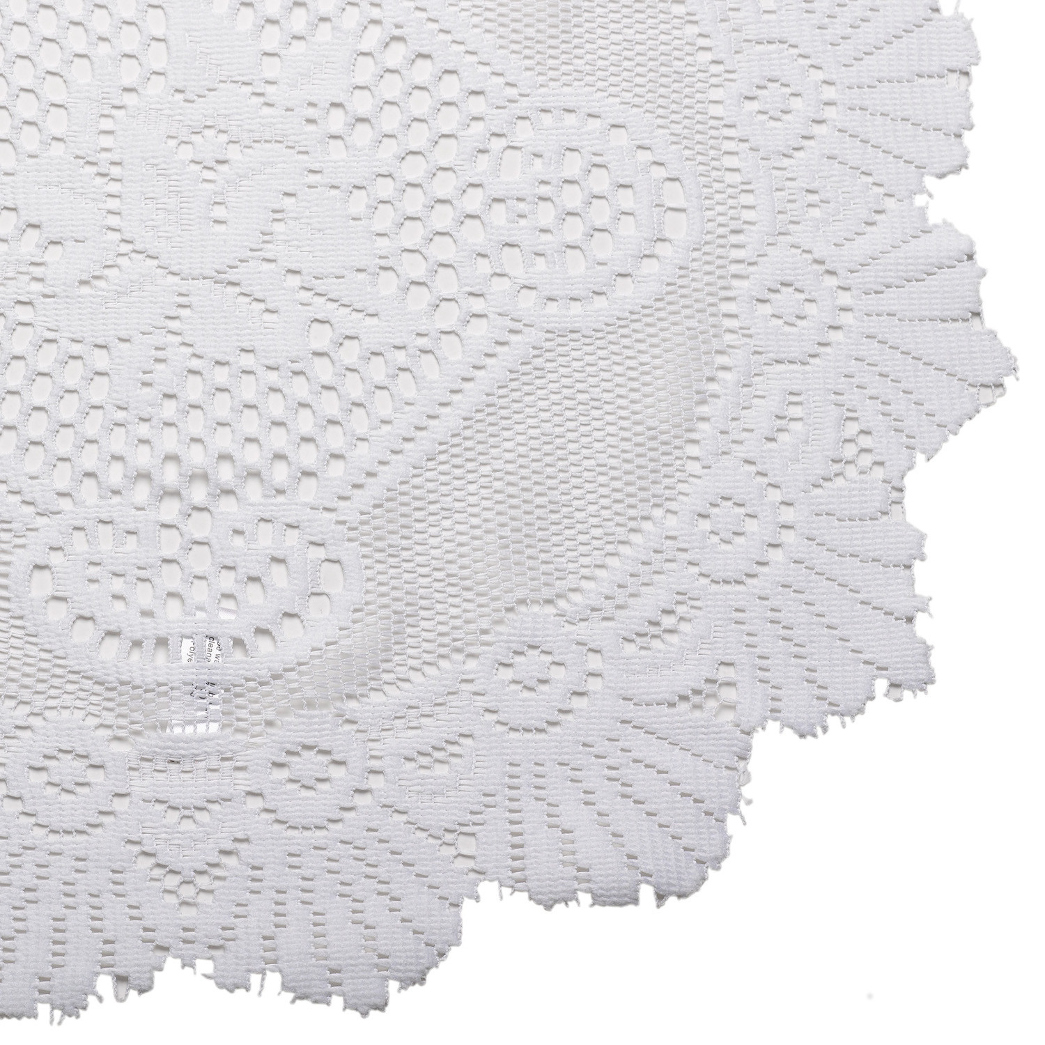 Pair of Traditional Floral Lace Doilies Vintage Home Table Large Doyley ...