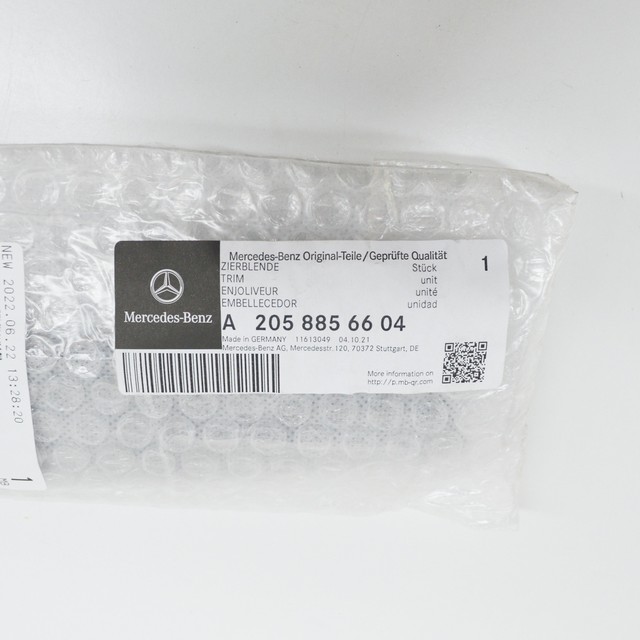 Mercedes-Benz C W205 AMG Front Bumper Left Side Molding A2058856604 ...