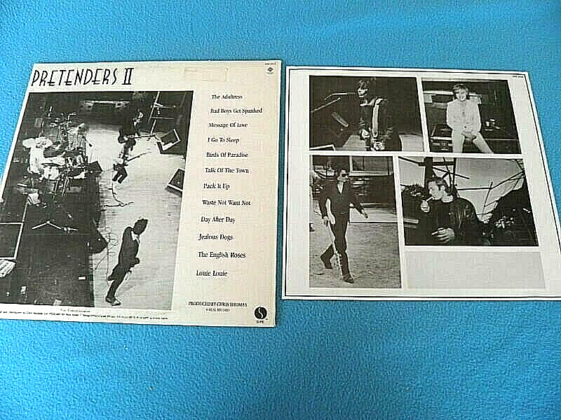 Pretenders II 2nd Album RARE Israel Israeli Press 1981 LP + Inner ...