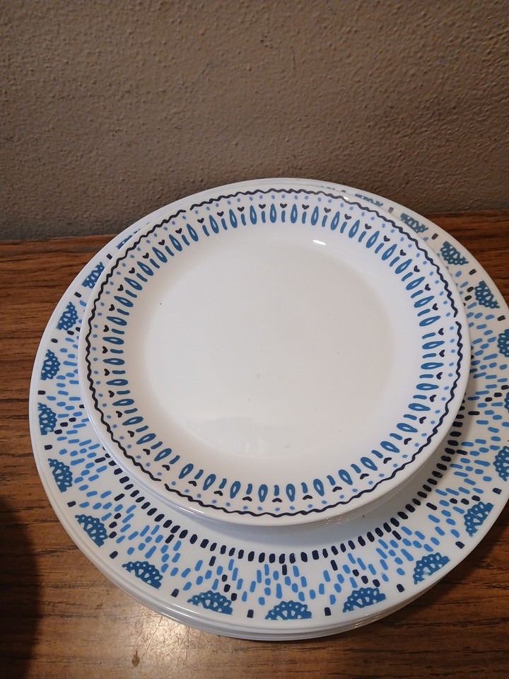 Corelle Everyday Expressions 19-Piece Dinnerware Set Azure | eBay