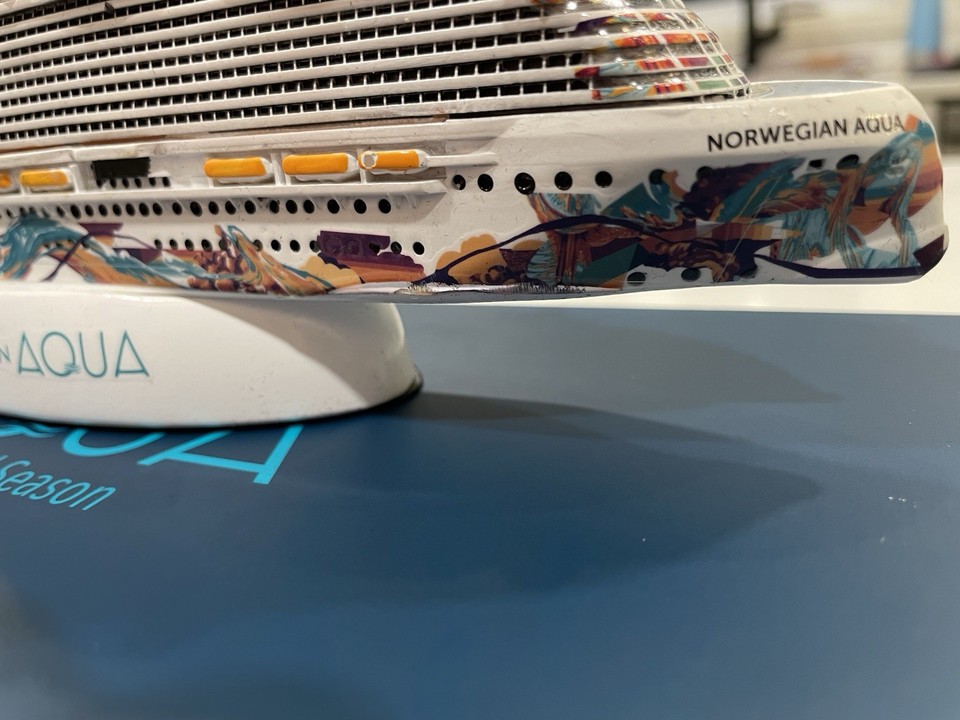 NEW NCL NORWEGIAN AQUA Norwegian Cruise Line Inaugural Cruise Ship ...