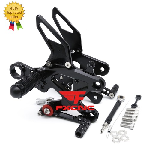 For Suzuki KATANA 2020-2023 Black CNC Rearset Footrest Footpeg Pegs ...