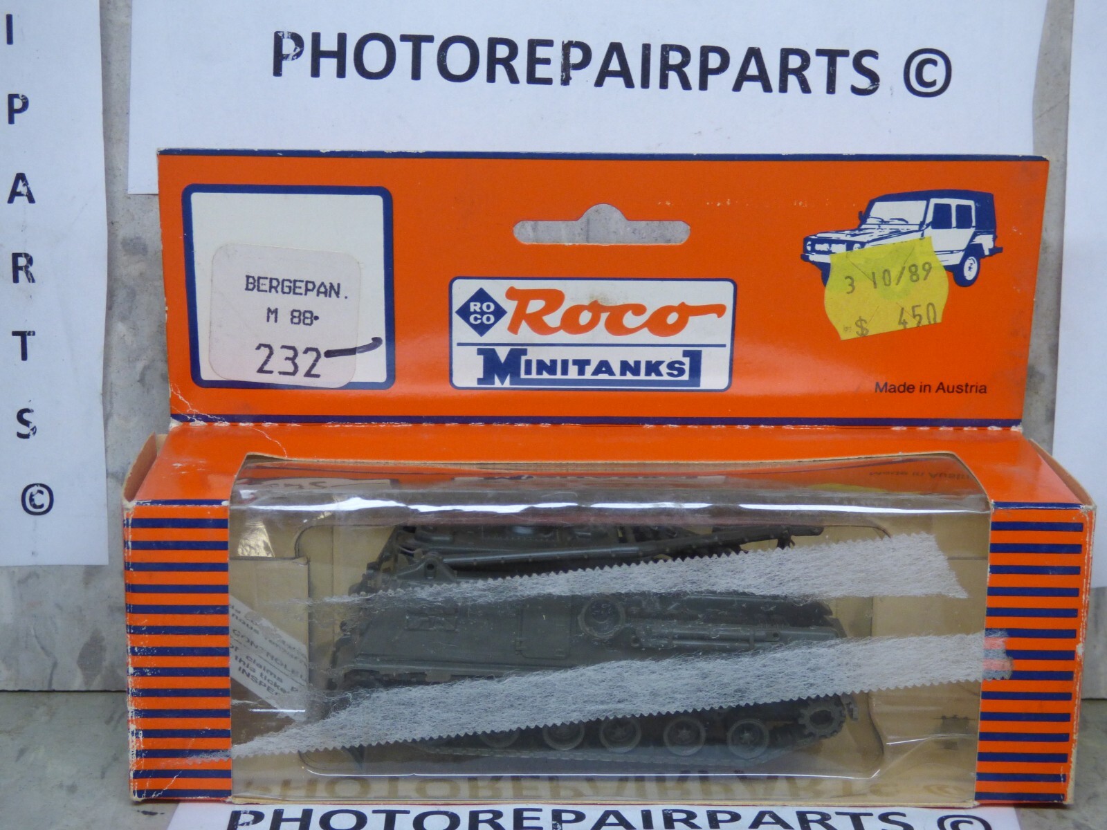 Roco Minitanks Modern US M-88 Armored Tank Recovery Vehicle Lot #6447 ...