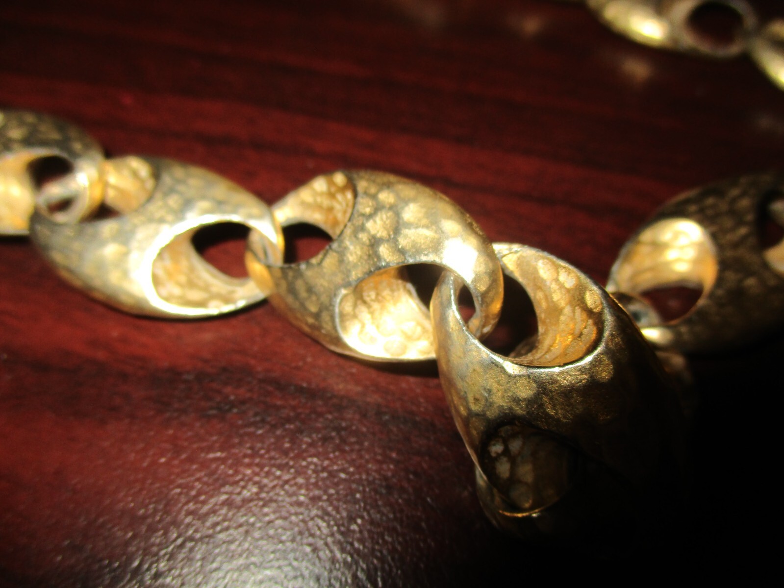 Vintage 60's Solid Copper Heavy Link Belt Chain 18" H… - Gem