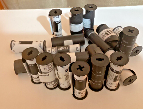 20 x 120 Empty Roll Film Spools With Backing Paper #1 | eBay
