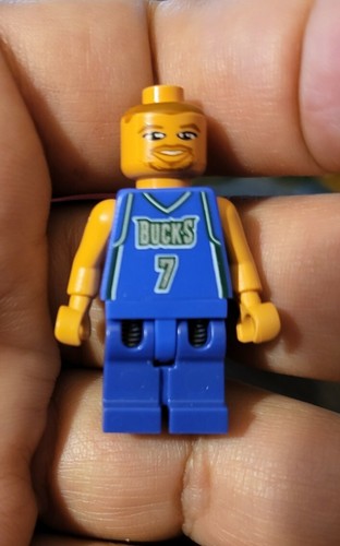 LEGO Sports Minifigure NBA Toni Kukoc Milwaukee Bucks #7 (Genuine) C16 ...
