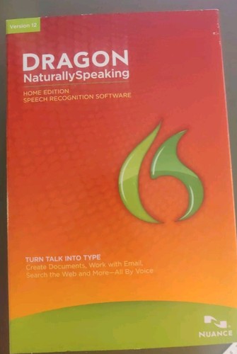 Dragon NaturallySpeaking Home Version 12 Speech Recognition Software | eBay