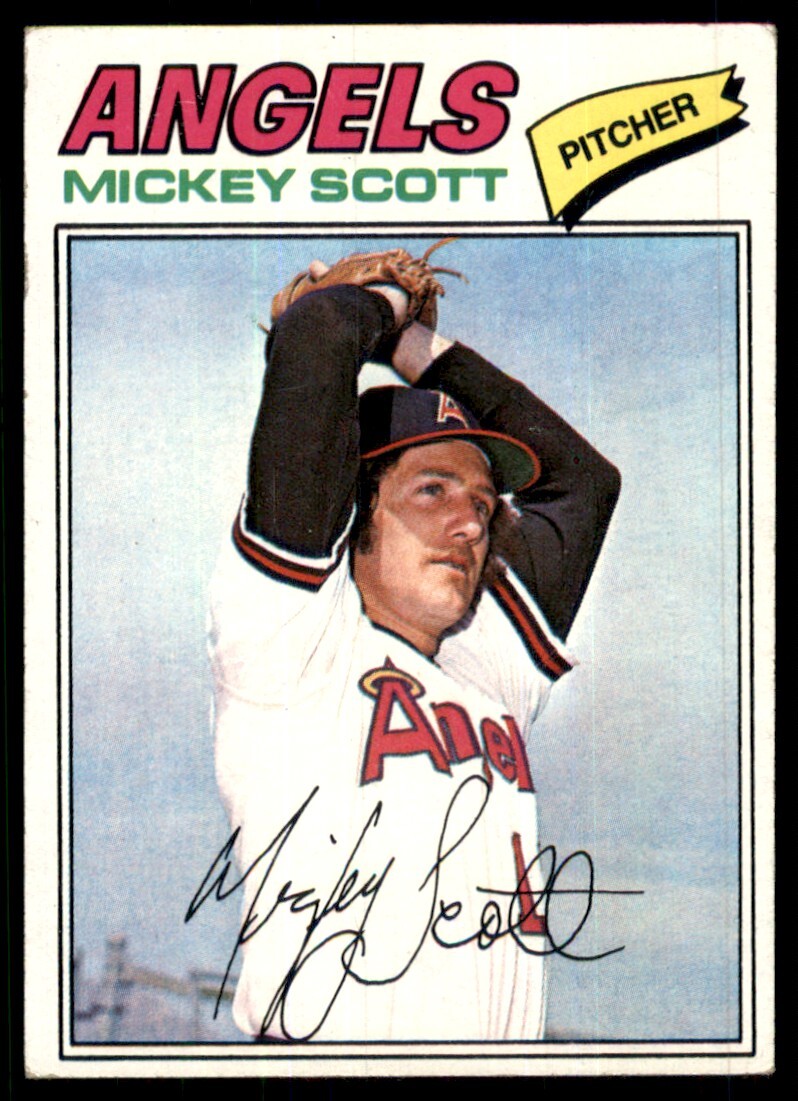 1977 Topps Mickey Scott California Angels #401 | eBay