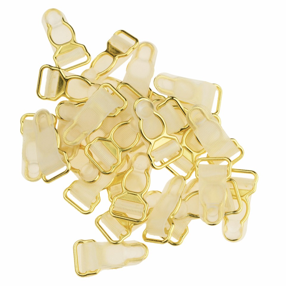 30Pc Corset Belt Clips Leg Garter Clasp Suspender End Hook Stockings ...