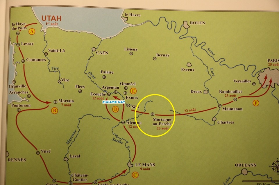 vintage Normandy German Artillery Map Dday Original 1944 | eBay