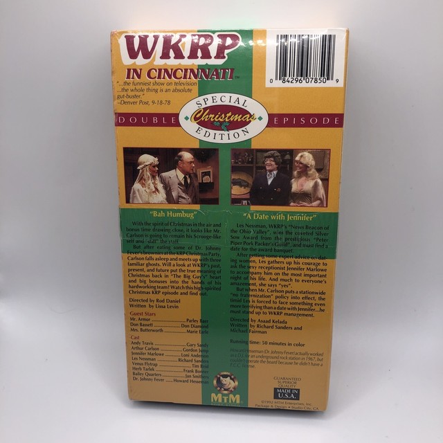 WKRP in Cincinnati - Special Christmas Edition (VHS, 1993) for sale ...
