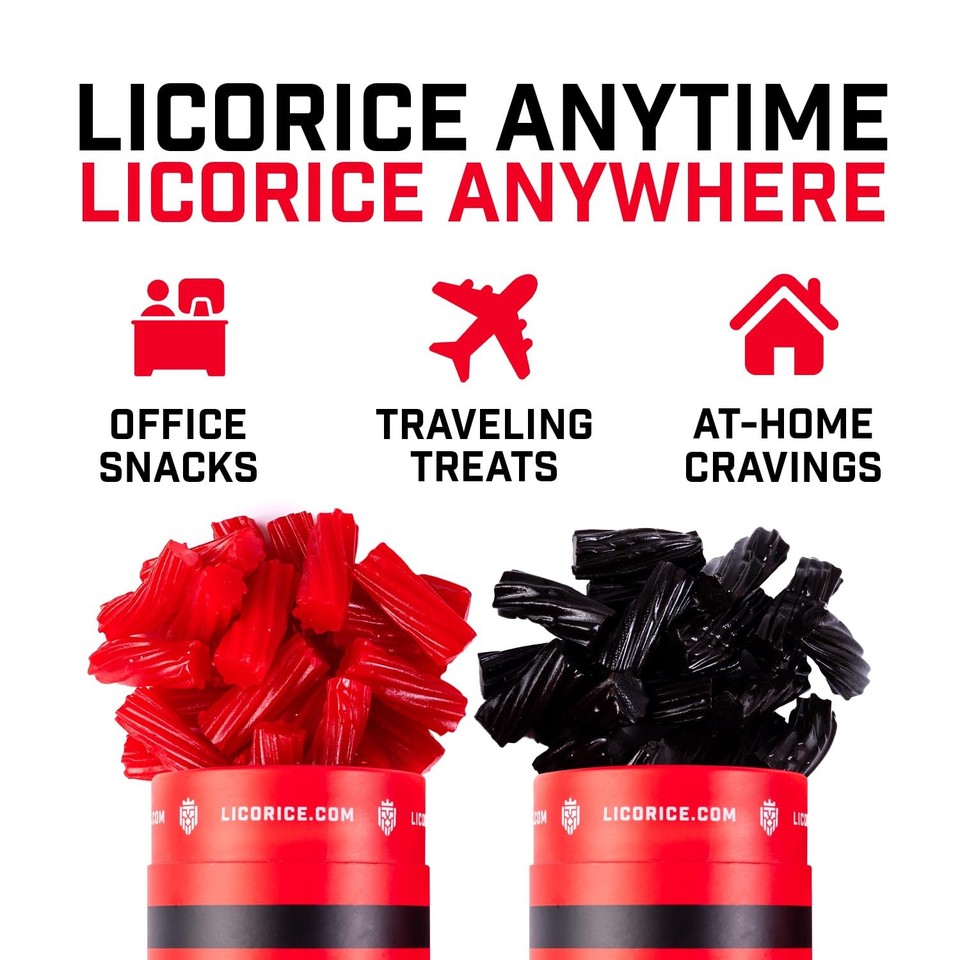 Licorice.com Gourmet Licorice Candy – Soft Licorice Assortment Duo Pack ...