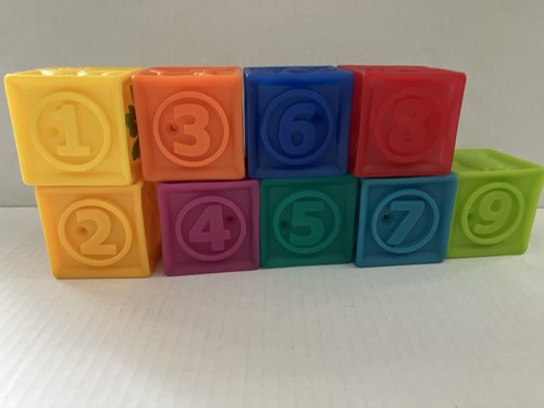 Sensory Stacking Blocks Squishy, Squeaky, Colorful full Set # 1-9 | eBay