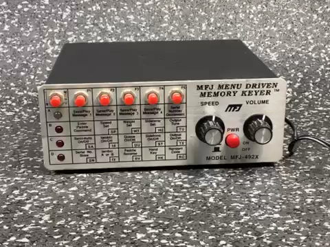 MFJ 492X Menu Driven Memory Keyer | eBay