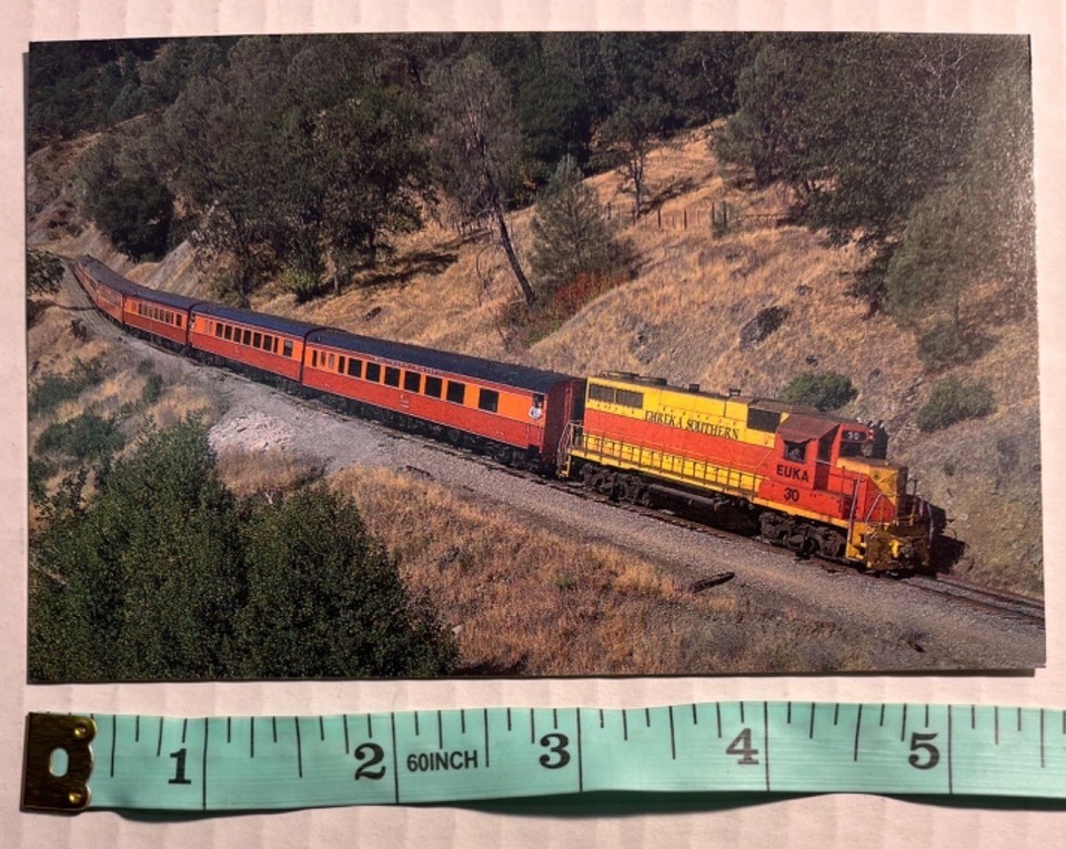 Eureka Southern Railroad Excursion Train Postcard GP38 No.30 California ...