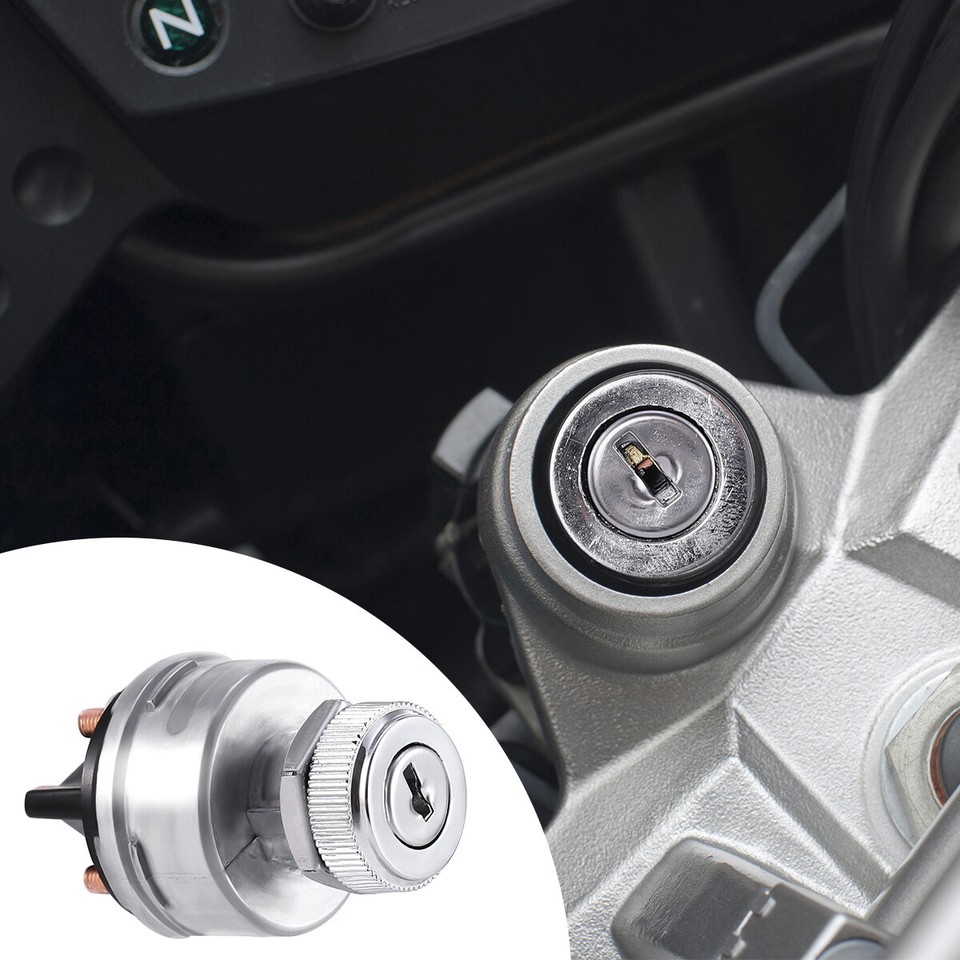 2-PACK Universal Ignition Switch With Key 4 Position 12V For Car Truck ...