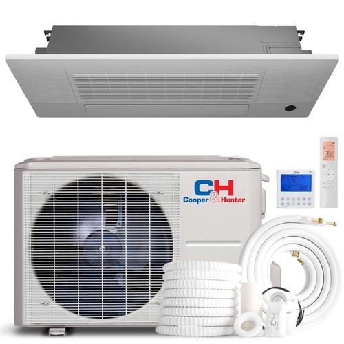 12000 BTU 230V One Way Ceiling Cassette Mini Split Air Conditioner 230V ...