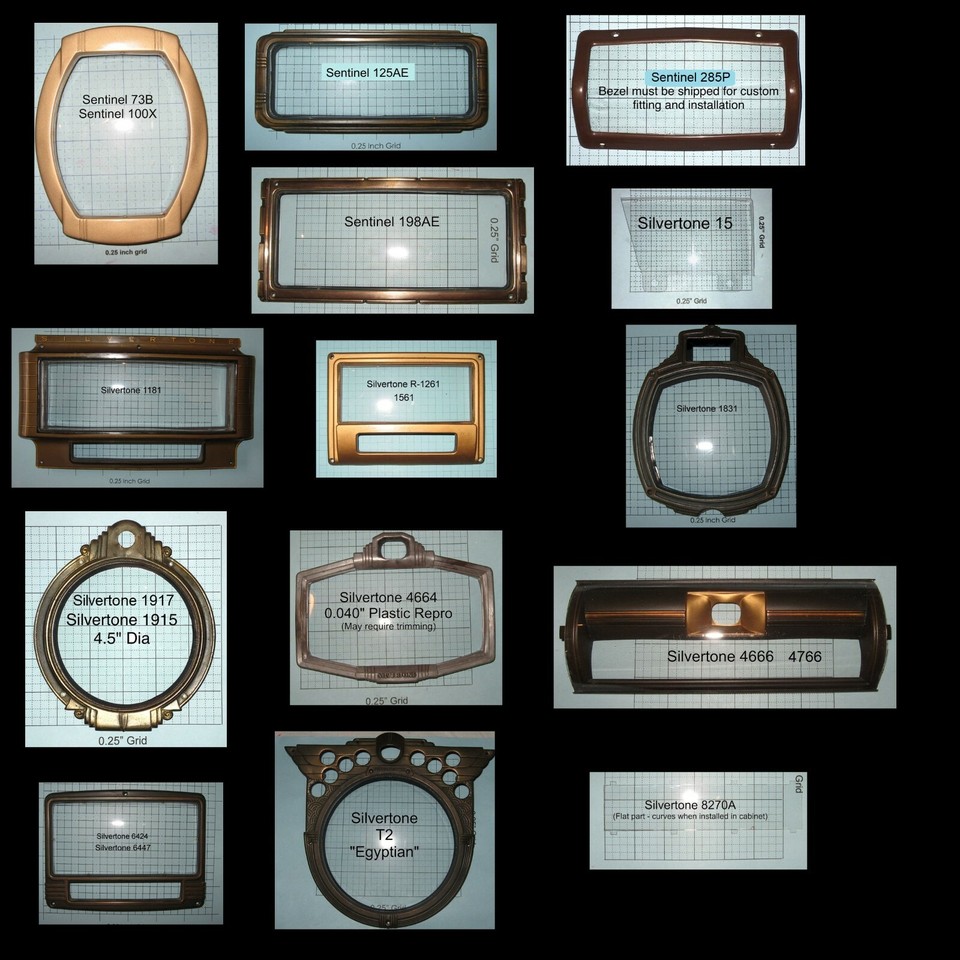 Antique Radio Dial Covers R-W RCA Silvertone Truetone Westinghouse | eBay