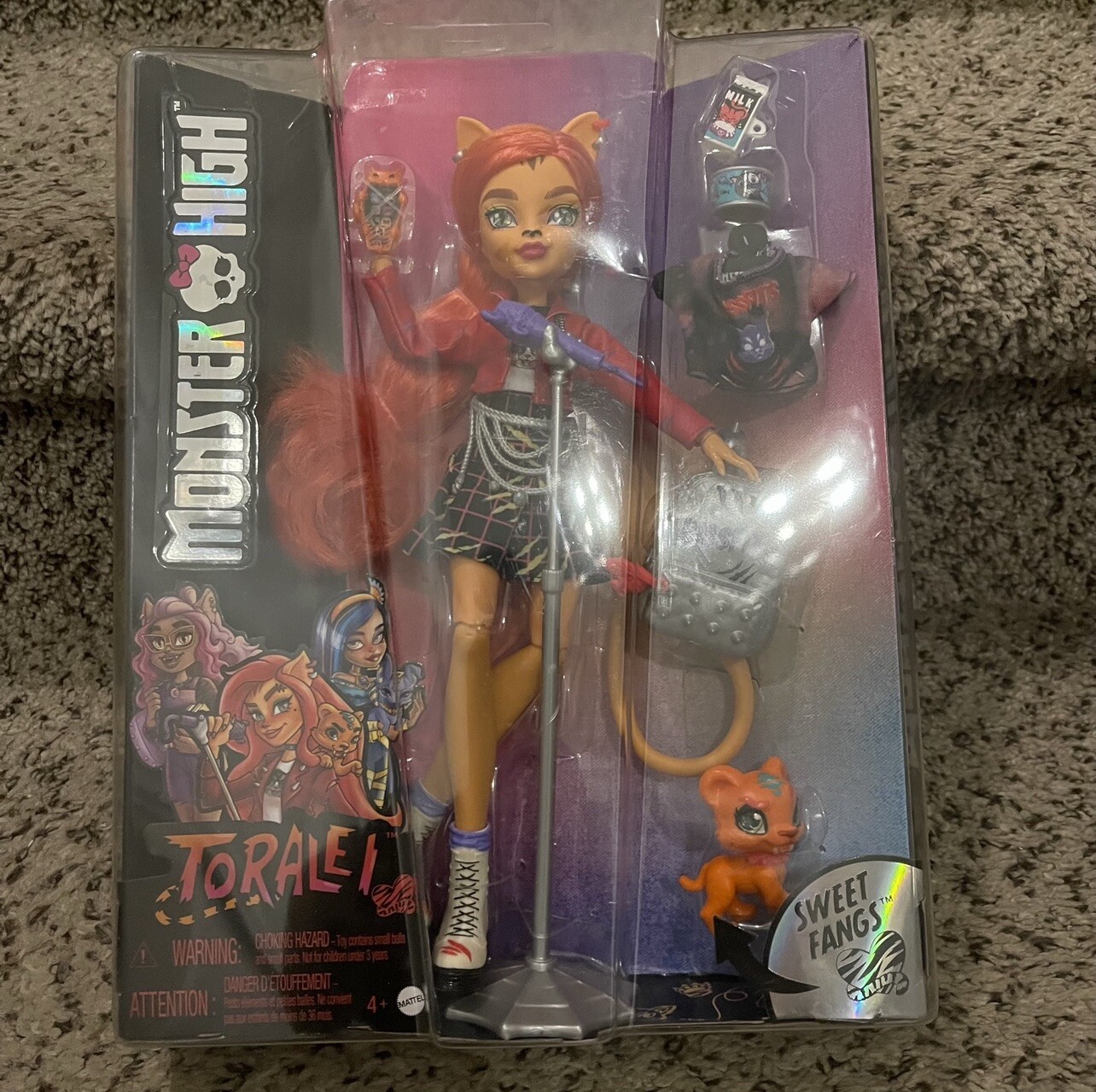 Monster High TORALEI STRIPE Doll 2022 Generation 3 G3 Reboot *DAMAGED ...