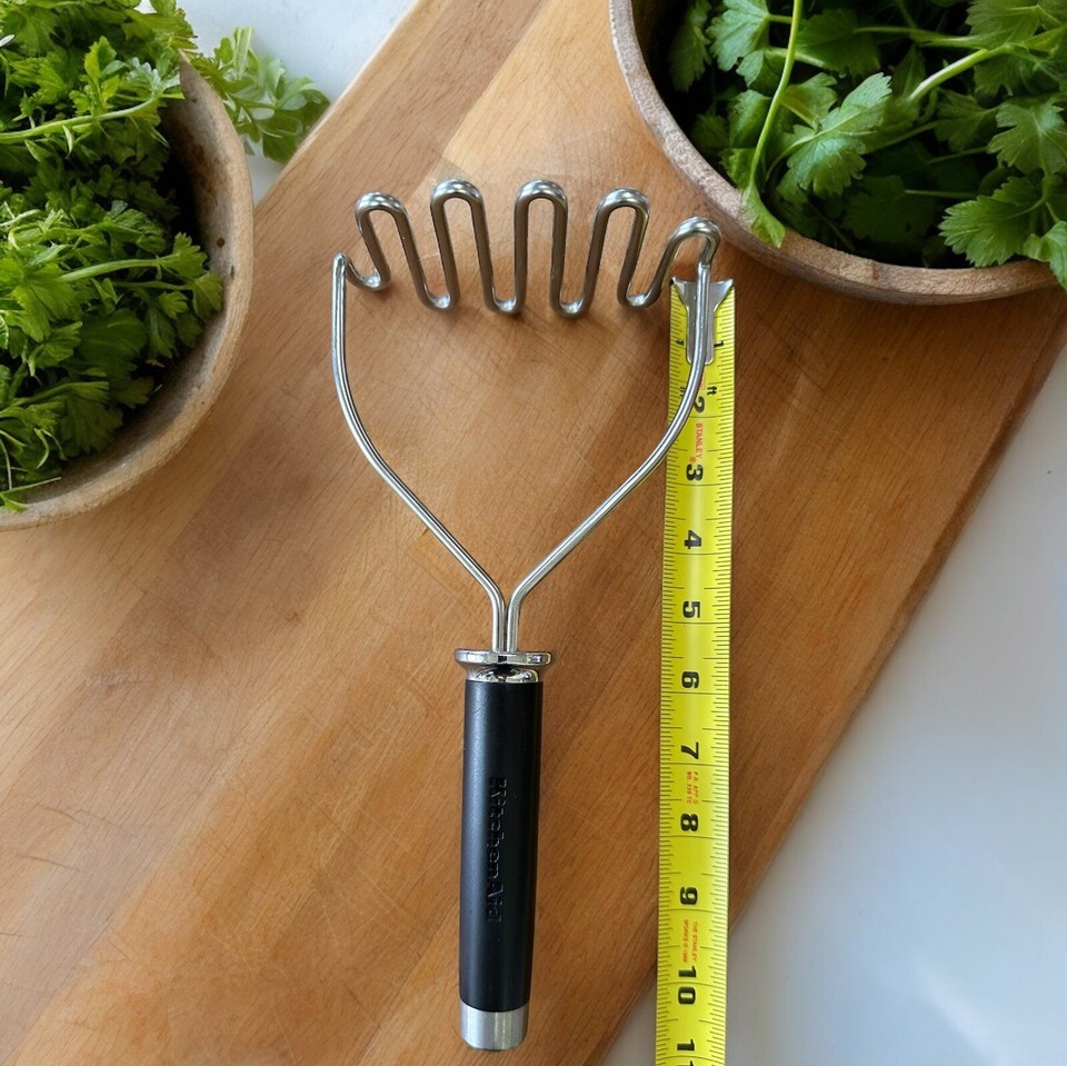 KitchenAid Black Stainless Steel Potato Masher | eBay