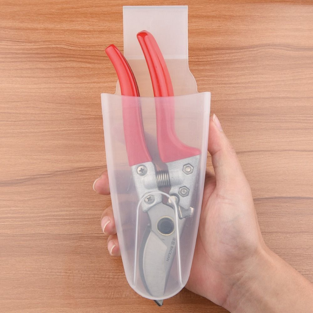 Durable Gardening Scissors Storage Box Transparent Waist Box Scissors ...
