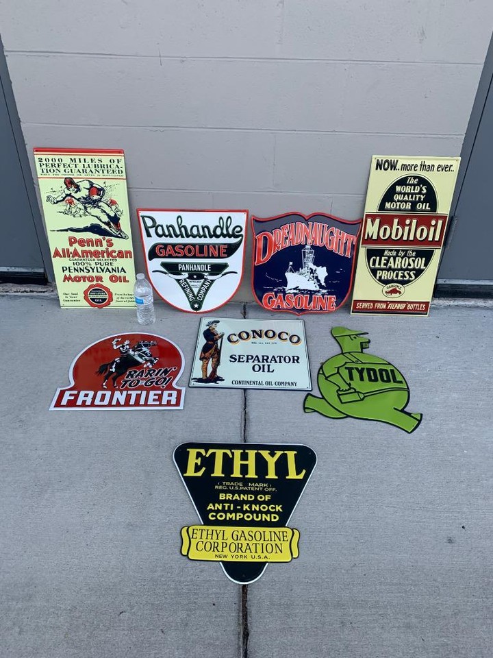 Antique Vintage Old Style Metal Signs Gas Oil Soda Mix/Match 20 Made ...