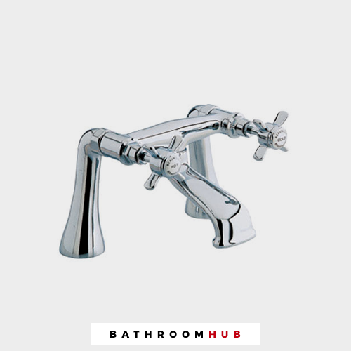 Bensham Crosshead Handles Bath filler Mixer tap - Chrome - Bathstore ...