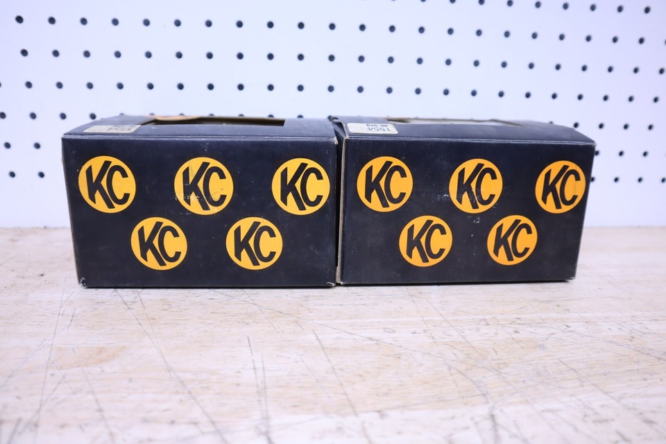 Super Rare NOS Original Vintage KC HiLites KC-5YQ Chrome Rectangular ...