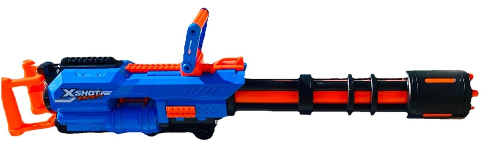 X-Shot Insanity Motorized Rage Fire Blaster Toy Gun , Gatlin Gun Only ...