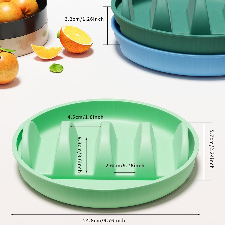 Silicone Taco Holder Pack of 2 Taco Plate - Reusable Taco Party Plate ...