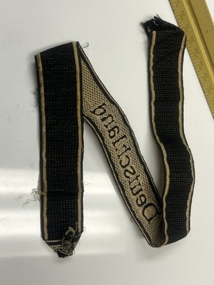 Original ? WW2 Cuff Title No Glow ( Right Stitch Count) Uniform Tunic ...
