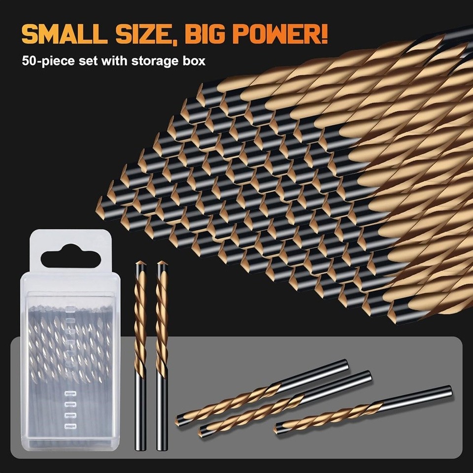 50 PCS Drywall Cutting Bit, 5/32 Inch Hss Drywall Router Bits ...