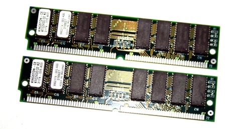 32 MB EDO-RAM (2 x 16MB) 72-pin non-Parity PS/2 Simm 60 ns 'Kingston ...