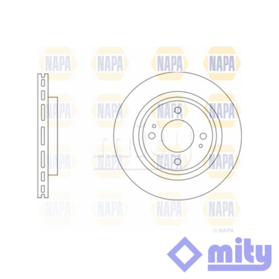 Fits Mitsubishi Mirage 2013- 1.0 1.2 1x Brake Disc Front Mity 4615A129 ...