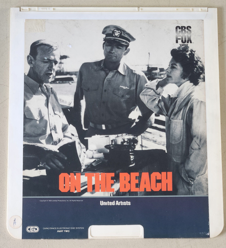 On the Beach Part Two Disc 2 Only CBS Fox CED Capacitance Electronic ...