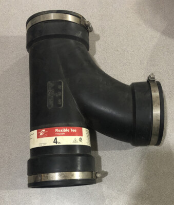 GRAINGER APPROVED QT-400 Flexible Tee, PVC, 4 in For Pipe Size | eBay