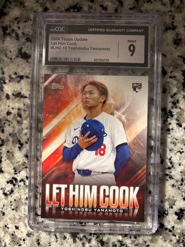 2024 Topps Update Series - Let Him Cook Yoshinobu Yamamoto #LHC-15 Blue ...