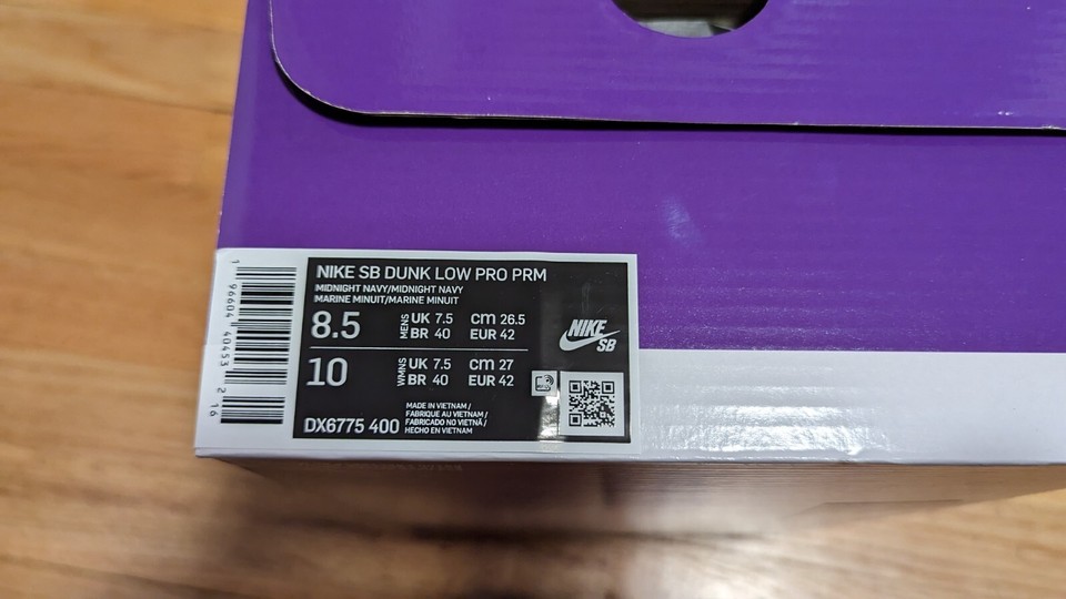 Nike SB Dunk Low Pro PRM 90s Backpack DX6775-400 - Size 8.5 - Brand New ...