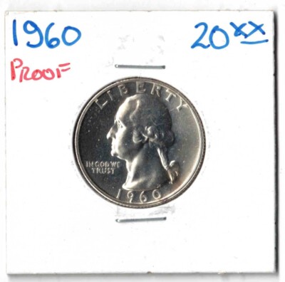 1960 WASHINGTON QUARTER PROOF | eBay